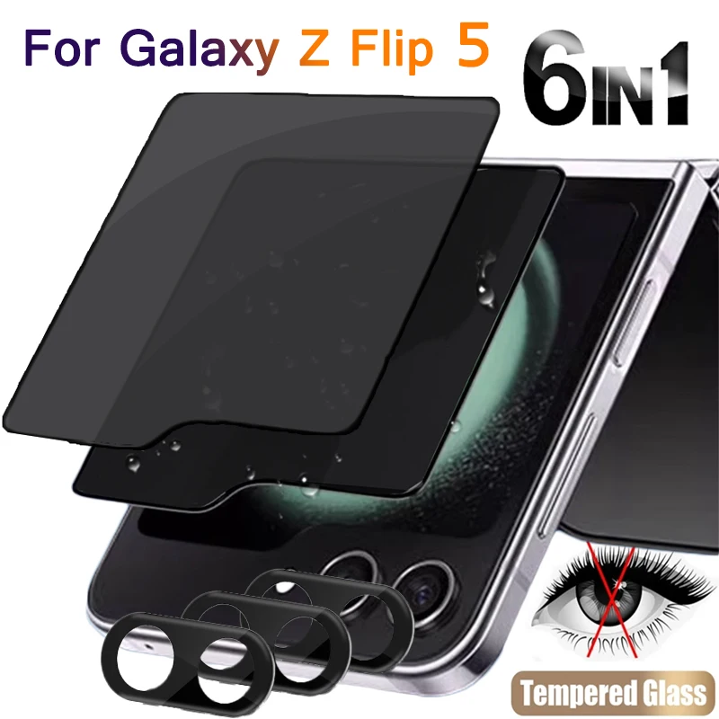 Privacy-Anti-Spy-Screen-Protector-for-Samsung-Galaxy-Z-Flip-5-Tempered ...