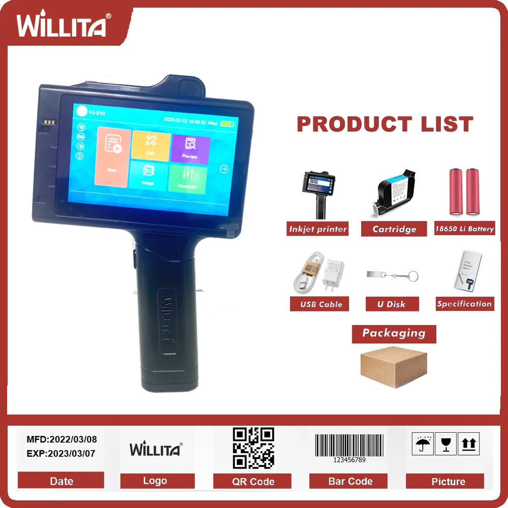 Willita-25-4mm-Portable-Handheld-Inkjet-Printer-Fast-Ship-Expire-Date-Serial-Number-Barcode-Qr ...