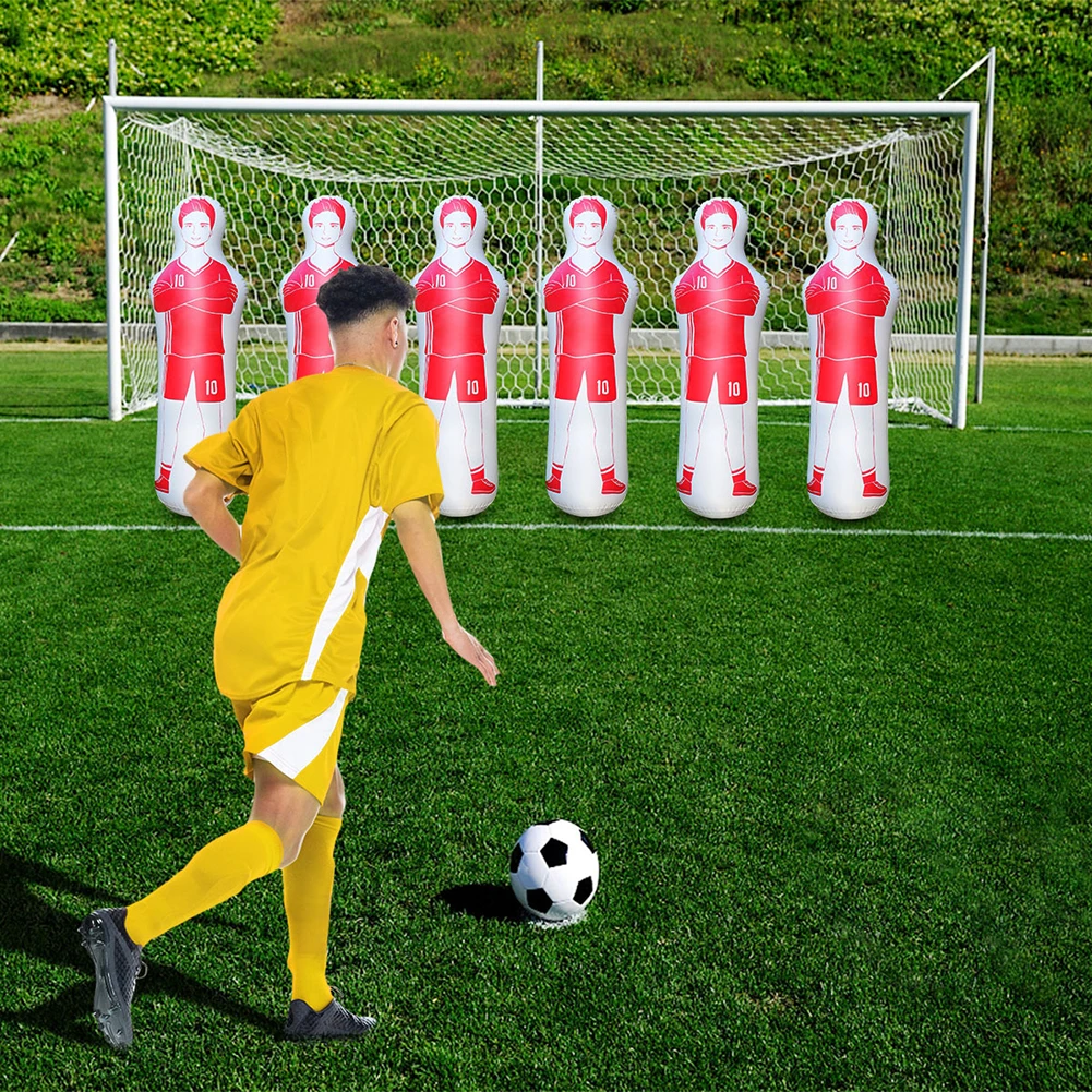 Air Mannequins Free Kick Defender Inflatable Punching Bag Soccer Dummy ...