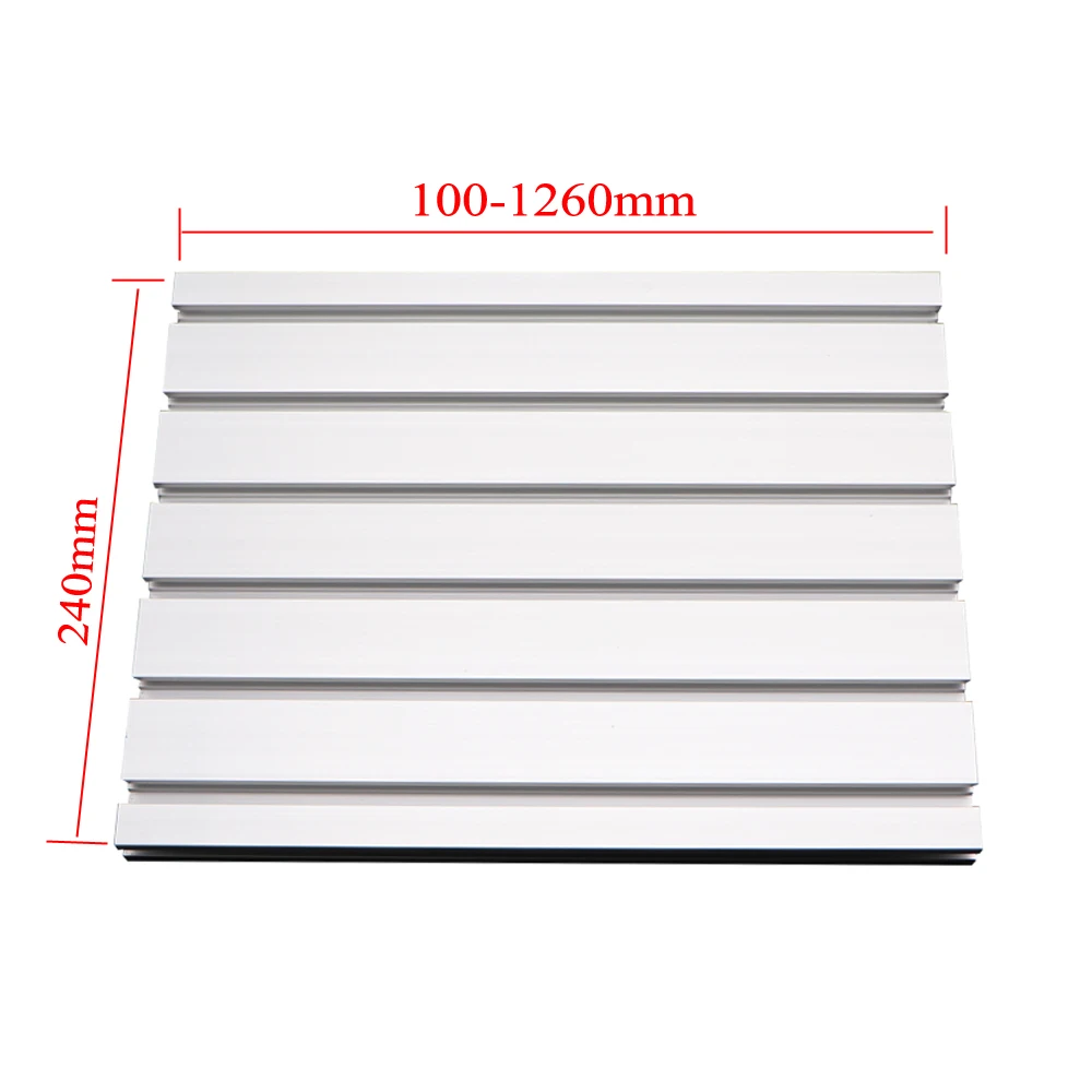 T Slot Aluminum Profile 20240 100mm 300mm 500mm 1000mm 1260mm Length ...