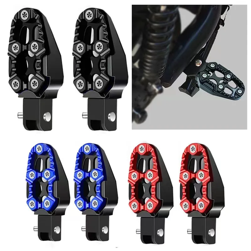 1-Pair-Universal-Aluminum-Alloy-Foot-Pedals-Angle-Adjustable-for ...