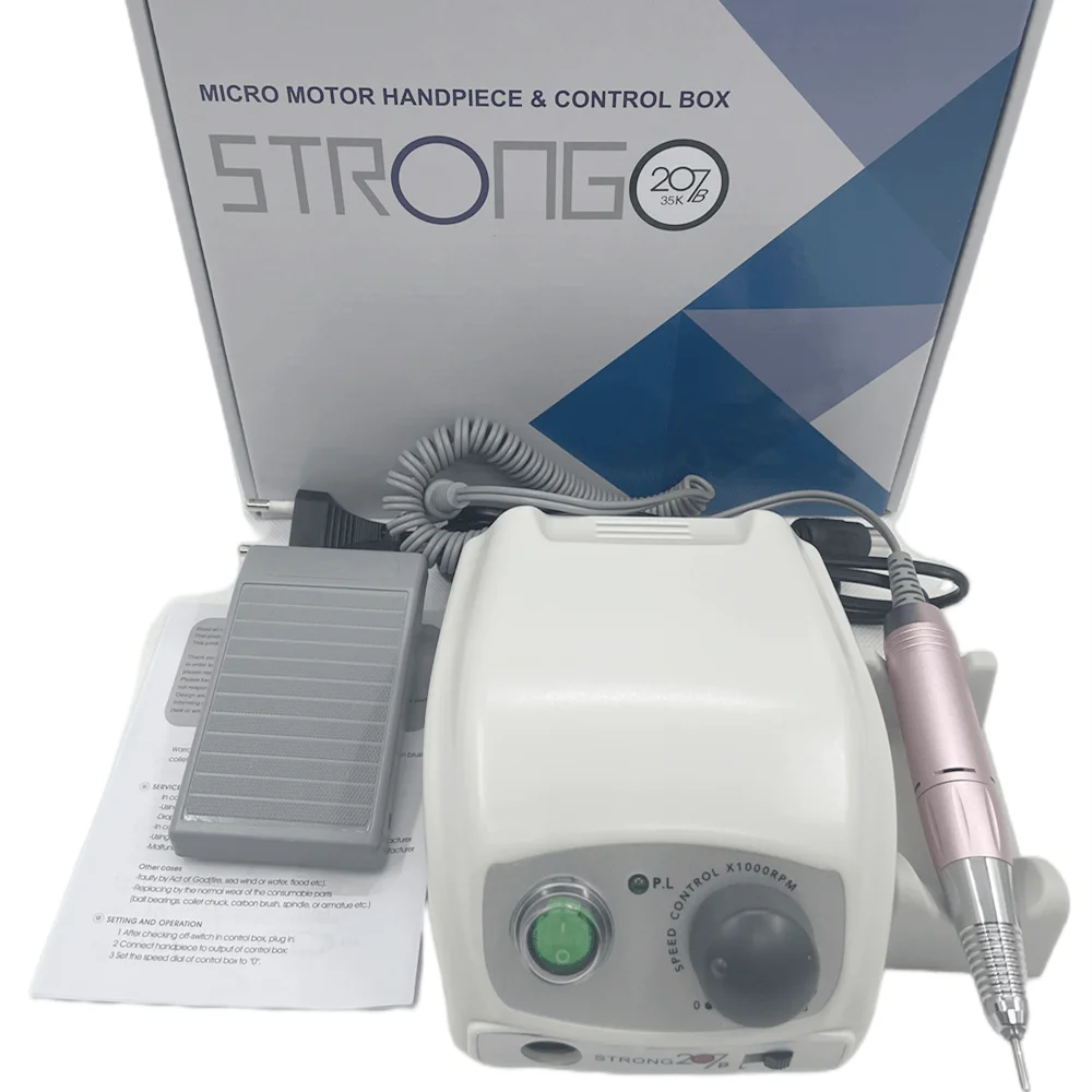 Strong 207B 65W Electric Nail Drill 210 Milling Machine for Manicure ...