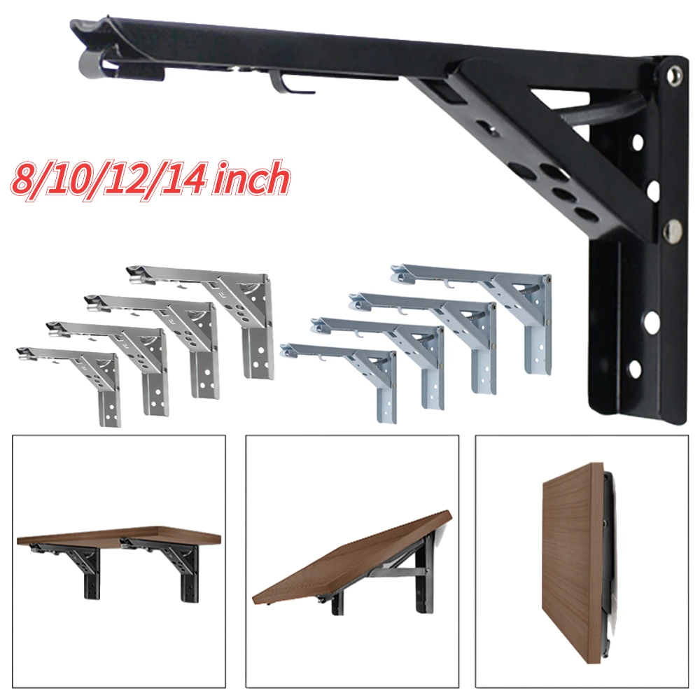 8-10-12-14Inch-Folding-Shelf-Brackets-Wall-Mounted-Heavy-Duty-Metal ...