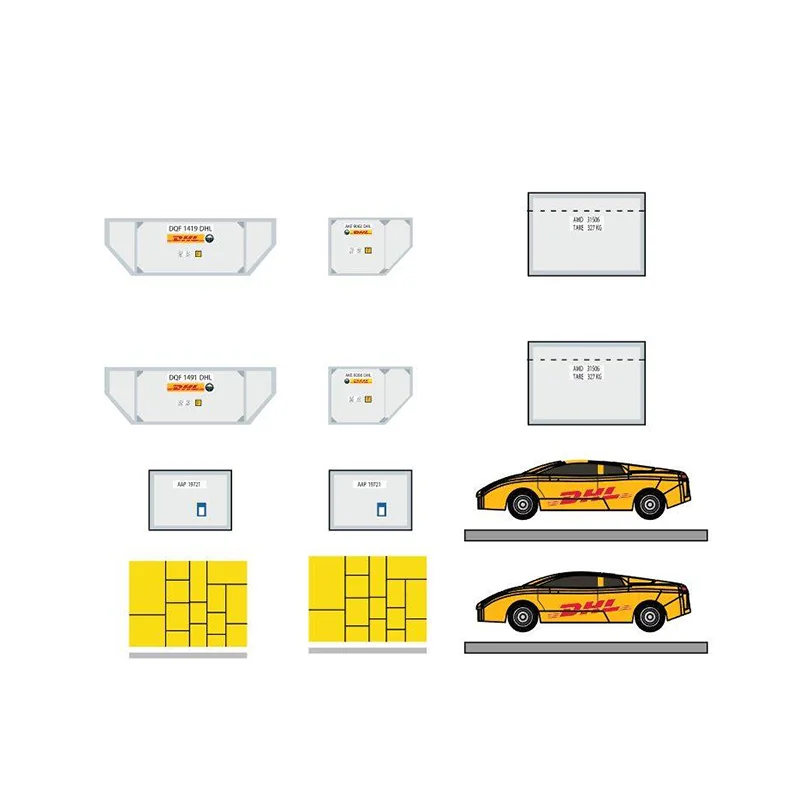 1-400-Scale-Fantasy-Wings-UNLD-CG-4065-DHL-Cargo-Container-Group-Die ...