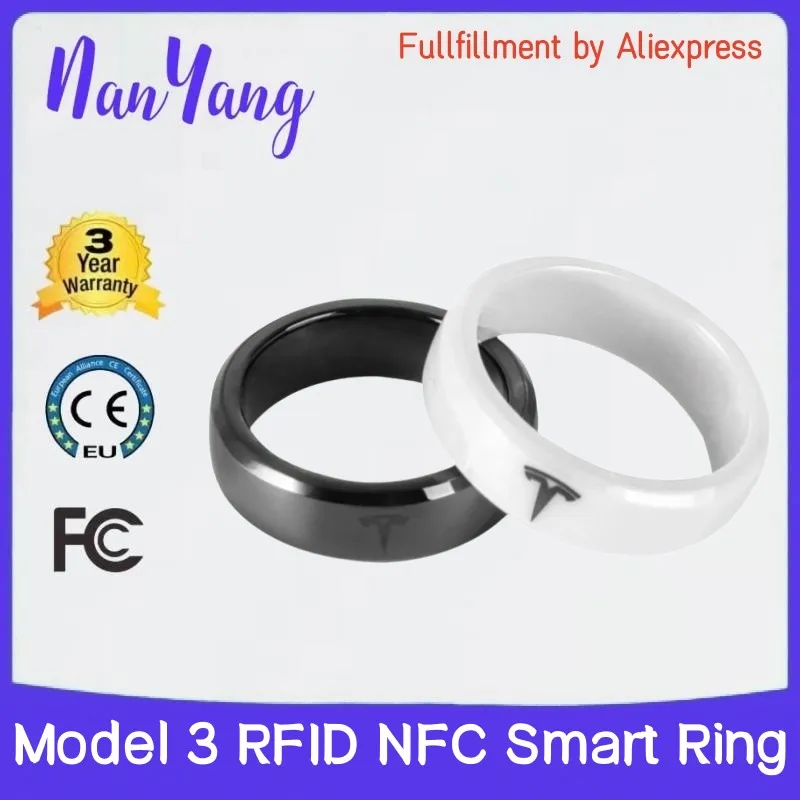 Model 3 Car Accessories RFID NFC Smart Ring for Tesla Model 3 Y Car