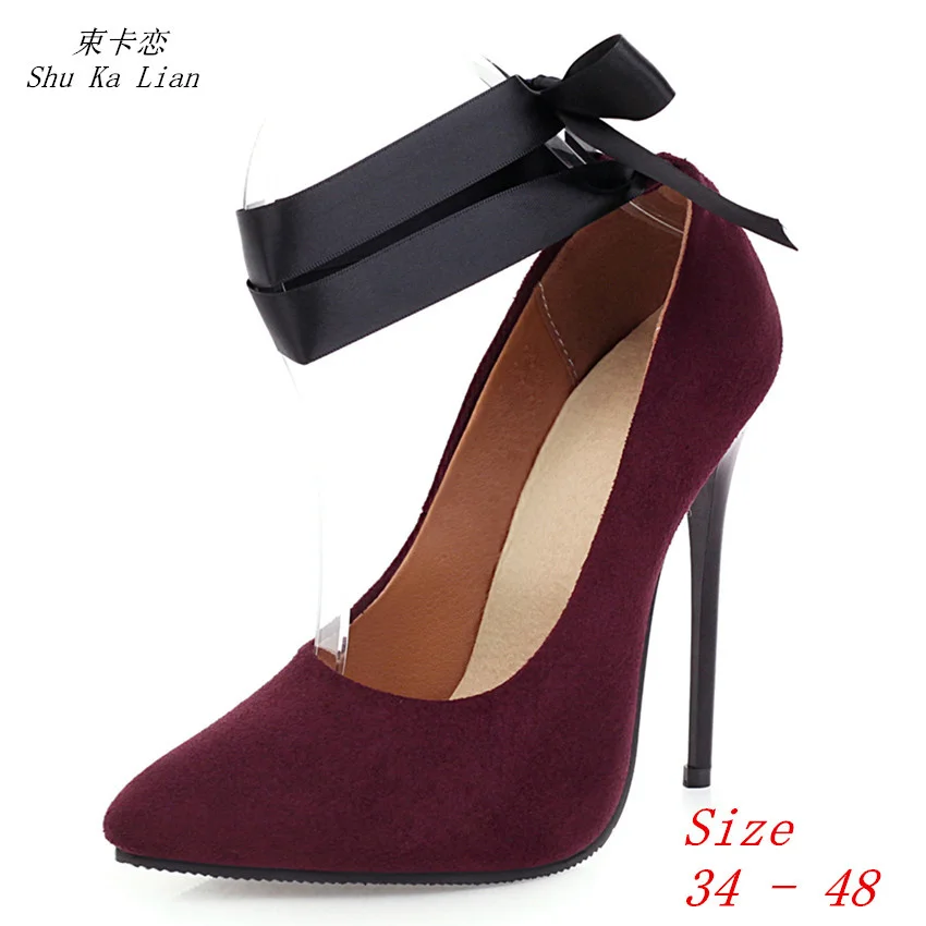 Sexy-Women-Super-High-Heels-12-CM-Pumps-High-Heel-Shoes-Stiletto-Woman ...