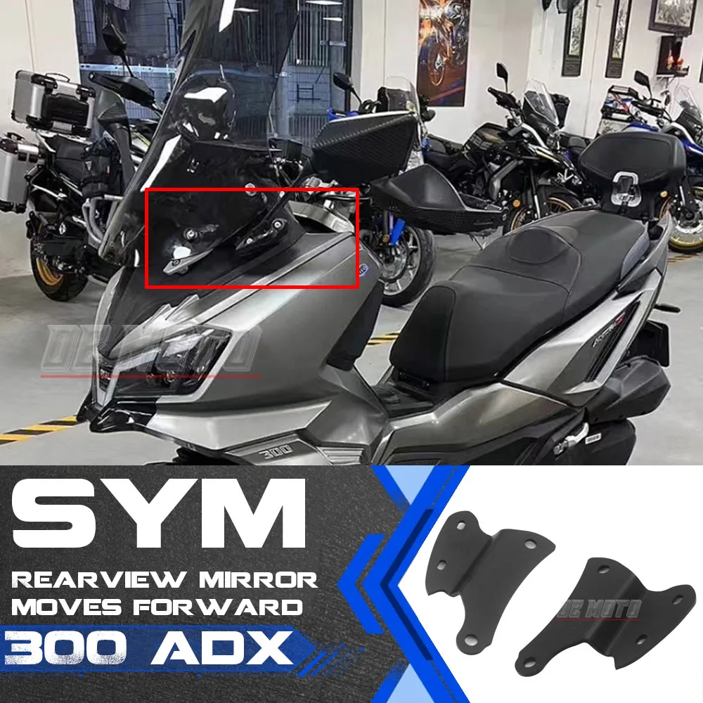 Fit SYM 300ADX Motorcycle Rearview Mirror Forward Reflector Anti-high ...