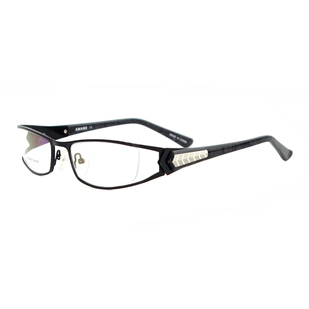Women-Men-Metal-Oval-Glasses-Full-Rim-Wrap-Around-Eyeglass-Frames-For ...