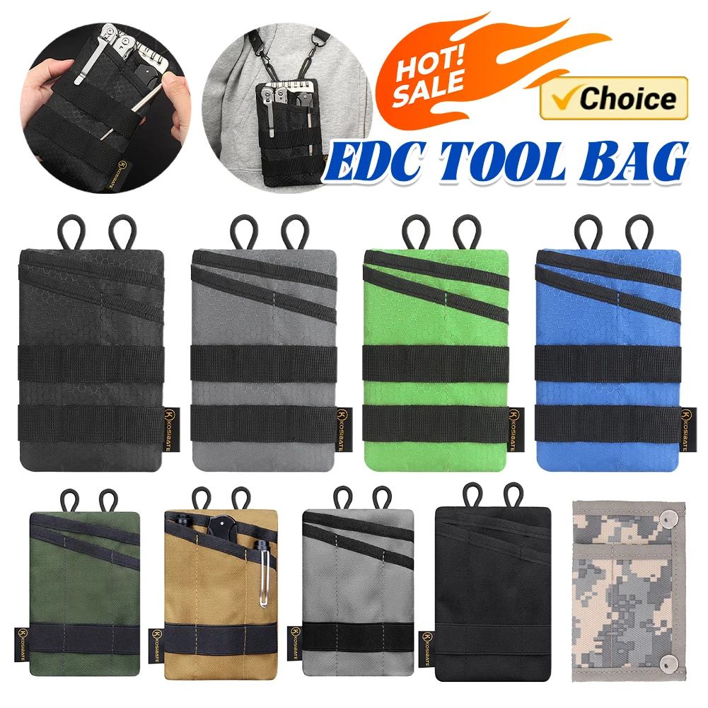 Foldable Small Tool Storage EDC Pouch Lightweight Wear Resistant ...