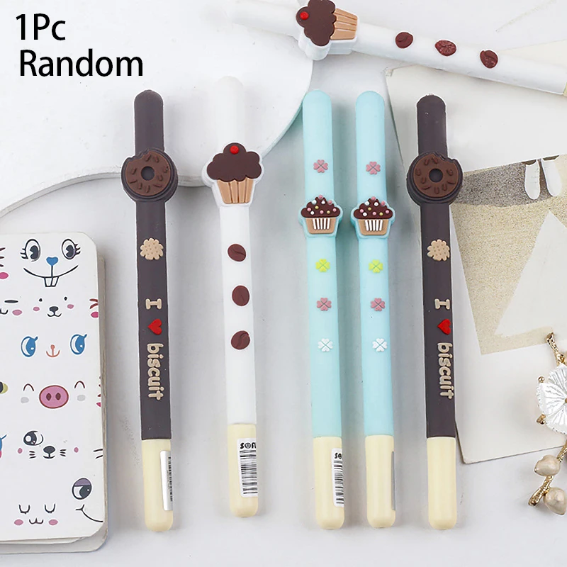Cute-Chocolate-Biscuit-Gel-Pen-Kawaii-Novelty-Creative-Choclate-Sweet ...