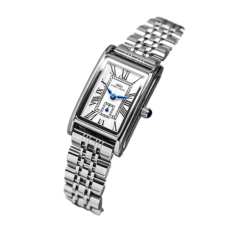 Original-Brand-Rectangular-Women-Watches-Small-Dial-Steel-Waterproof ...