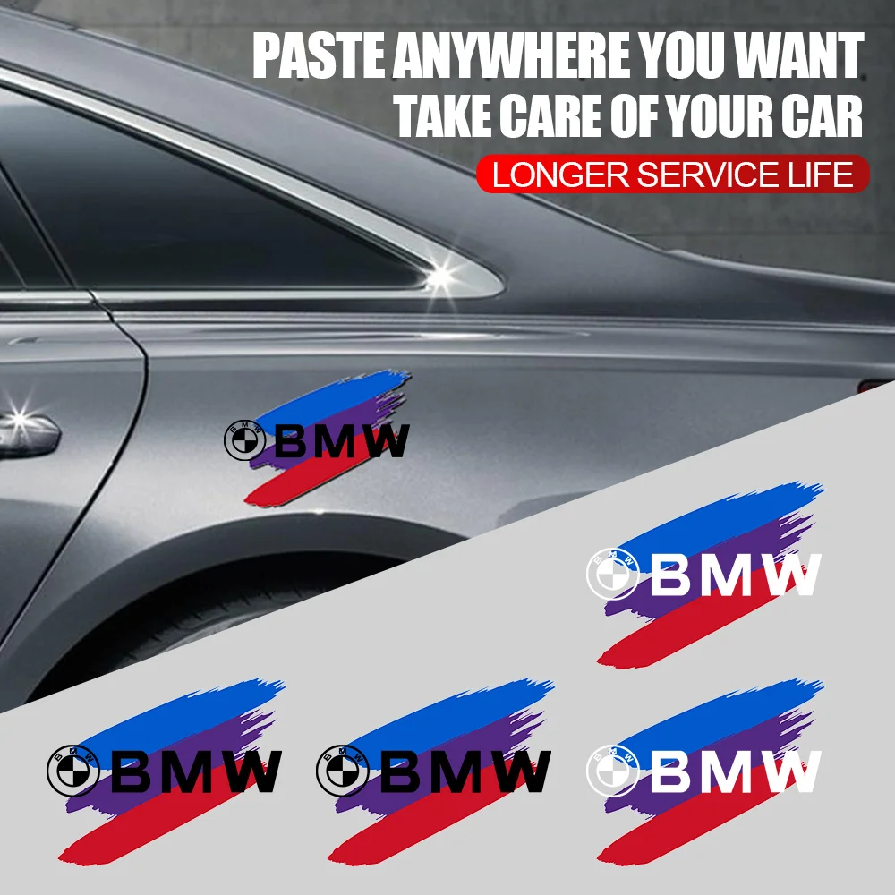 2-5PCS-Car-Styling-Decals-Trunk-Body-Three-Color-Exterior-Decoration ...