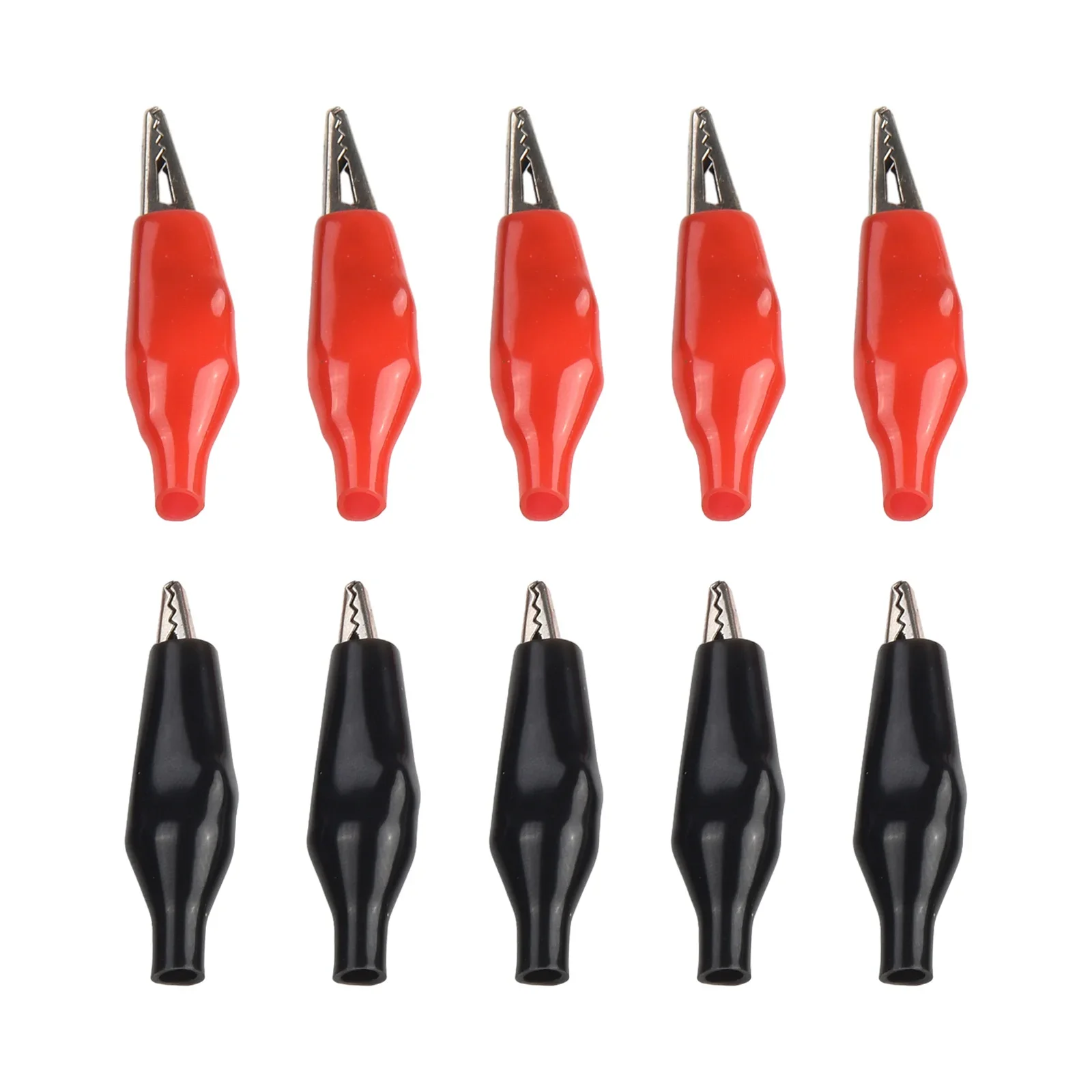 10-Pcs-PVC-Insulated-Crocodile-Clips-Electrical-Battery-Connectors-5A ...