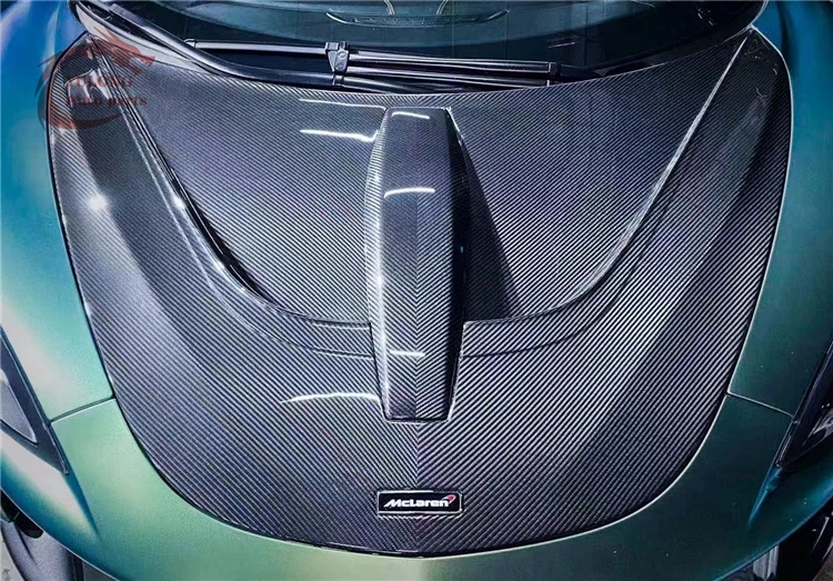 マクラーレン 540C 570S アップグレード用 Novit スタイル カーボンファイバー フード - Racext