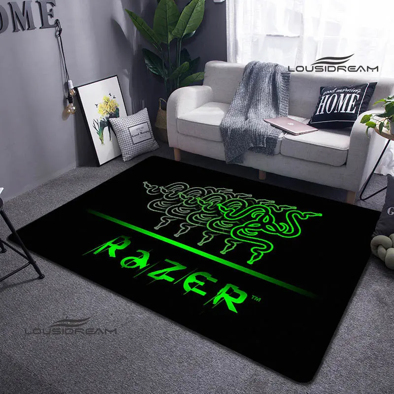3D-game-razer-logo-printed-carpet-Play-Carpet-Living-Room-Bedroom-Anti ...