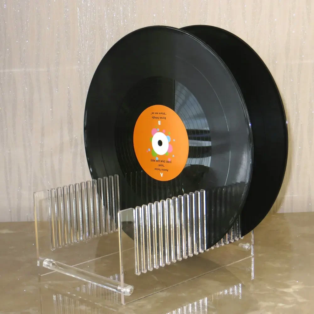 The-LP-Record-Drying-Stand-Clear-Acrylic-Record-Drying-Stand-Fit-10-or ...