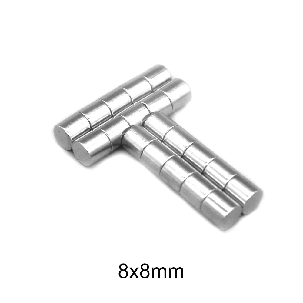 8x8 mm Powerful magnet 8mmx8mm Small Round Magnet 8x8mm For Home ...