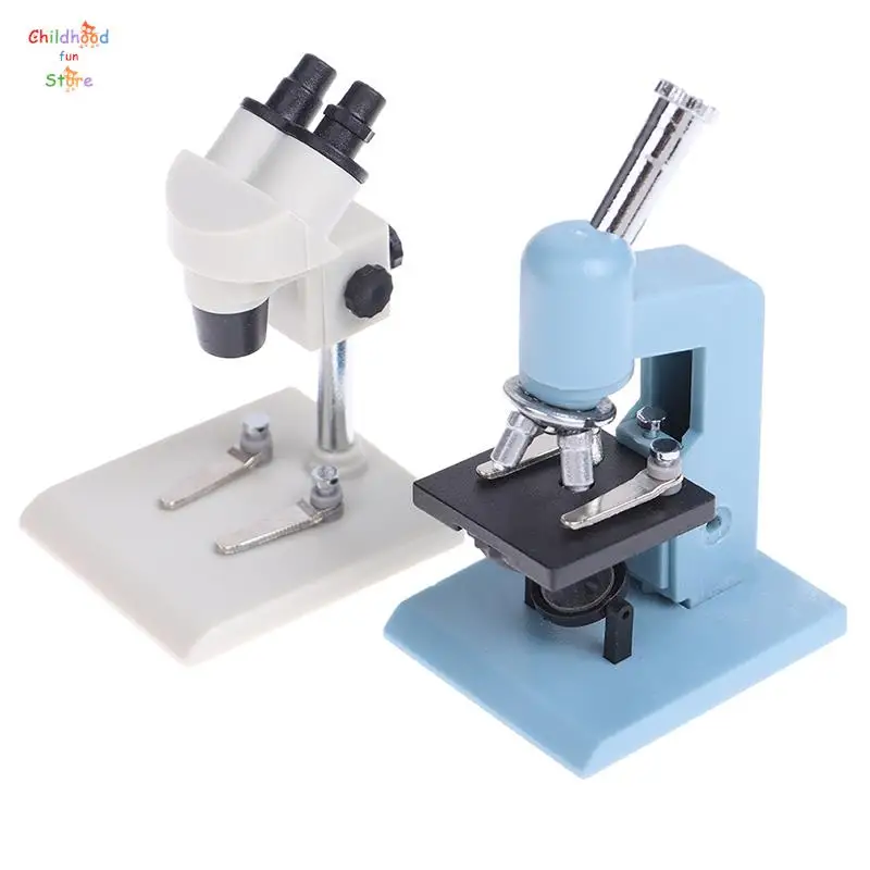Doll House Microscope Micro Miniature Microscope Equipment Model ...