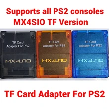 Higher Compatibility MX4SIO SIO2SD SD TF Card Adapter for All PS2 Consoles + Free Mcboot FMCB ...