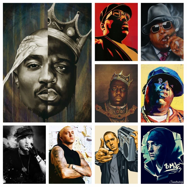 West Coast Rappers Collage