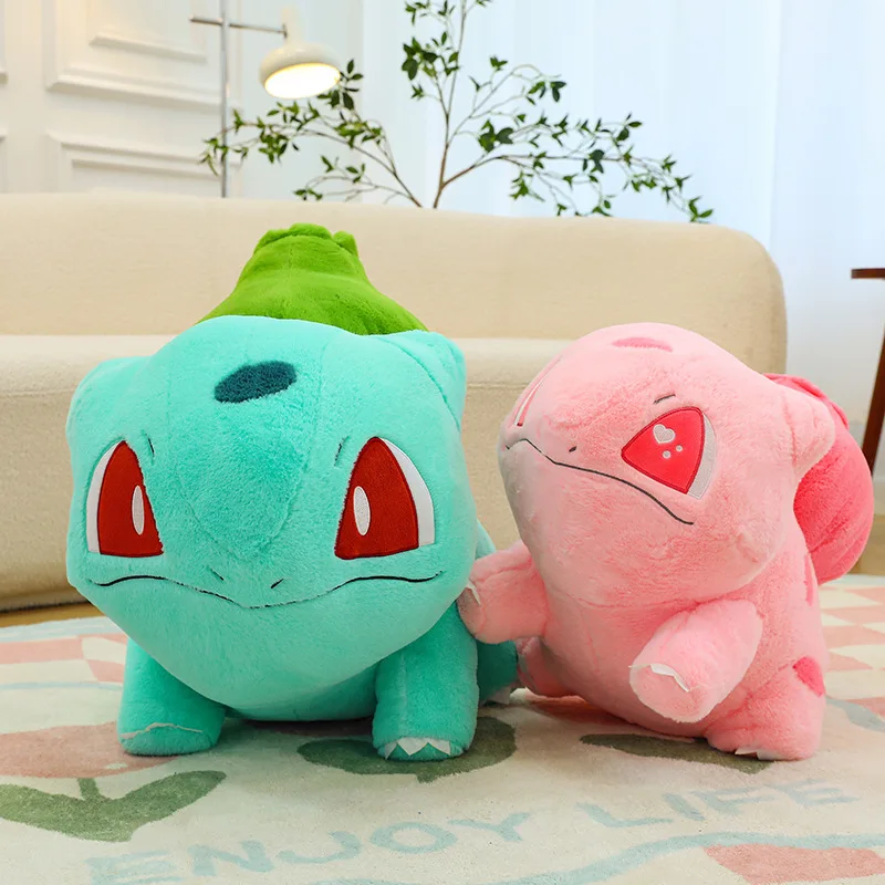 30-60cm-Cartoon-Pink-Bulbasaur-Plush-Doll-Cute-Blue-Pokemon-Bulbasaur ...