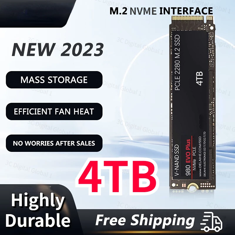 Disco duro interno para ordenador portátil, unidad de estado sólido de 1TB, SSD M2 NVMe, 500GB ...