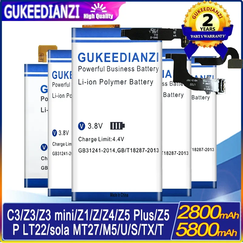 Battery LIS1605ERPC For Sony Xperia Z1 Z3 Z5mini C3 Z2 Z5 Z5C Z4 Z5 ...