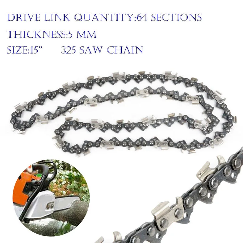 Saw Chains 15inch 64 Section Drive Links 325 Pitch Saw Chains Genuine ...