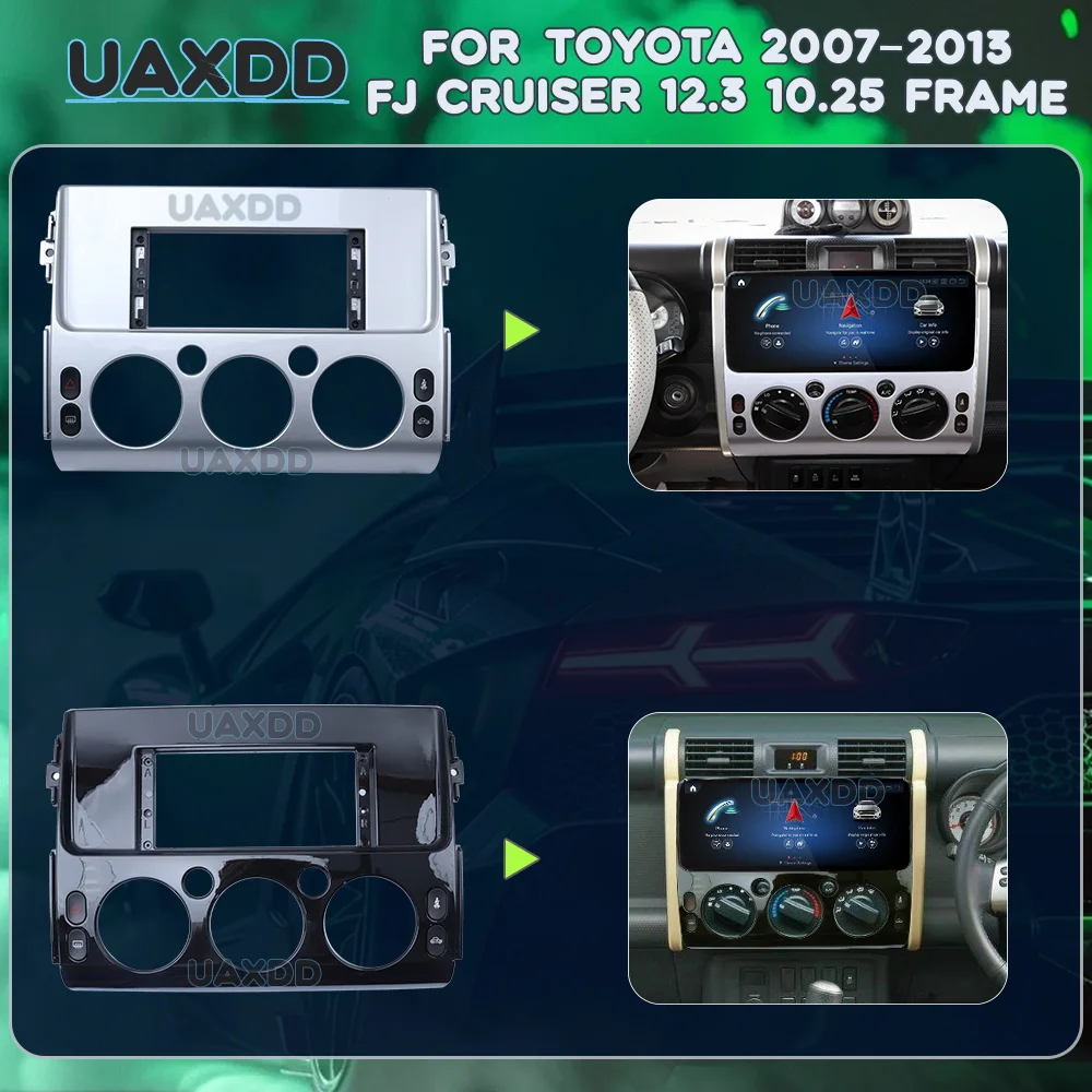 For TOYOTA 2007-2013 FJ CRUISER car CD MP5 radio Android frame video ...