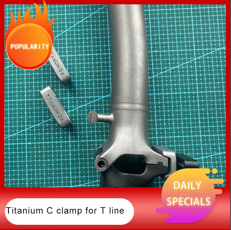 Titanium-DX Titanium C Clamp for Brompton T Line