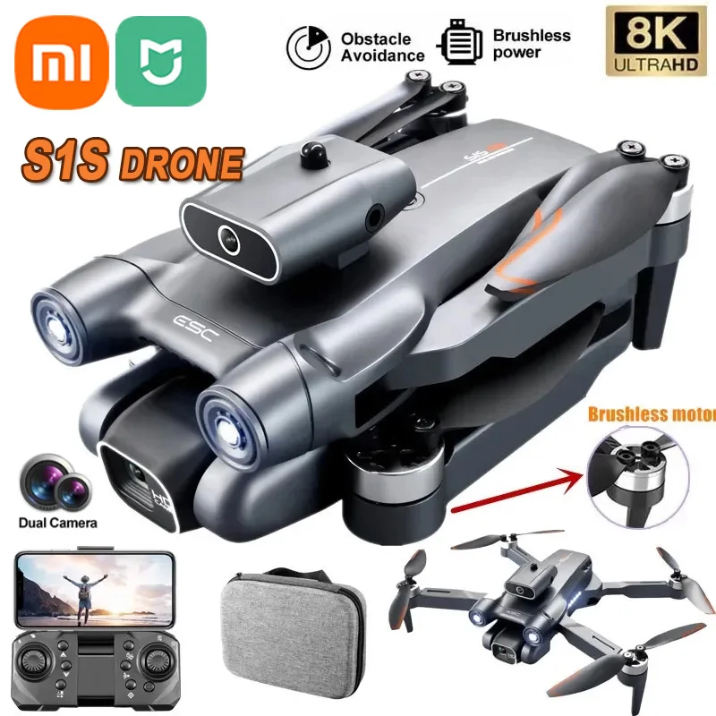 XIAOMI-MIJIA-New-Mini-S1S-Drone-Profesional-8K-HD-Camera-Obstacle-Avoidance-Aerial-Photography ...