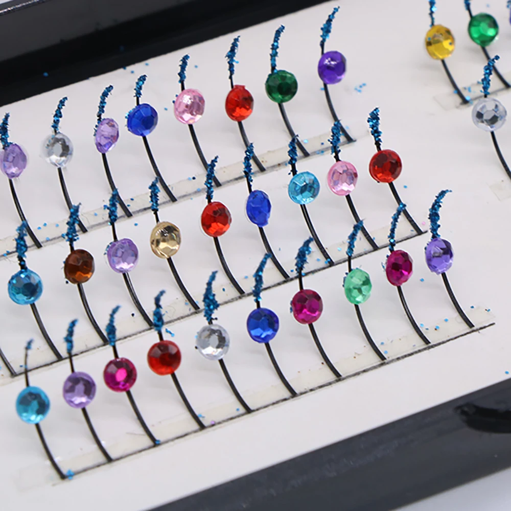 Mix Color Glitter Diamond Ombre Eyelash Extension Colorful Shining ...