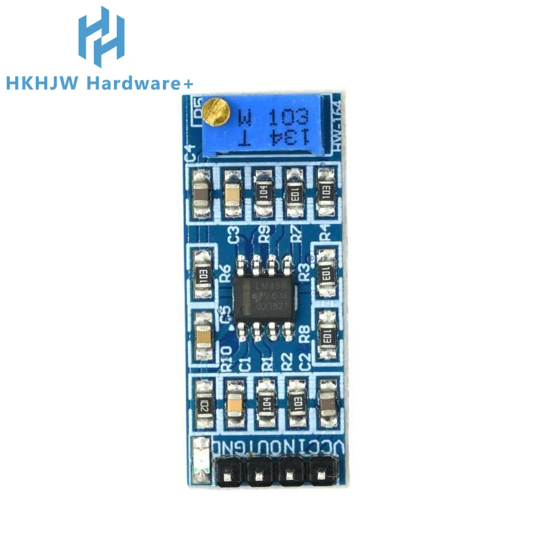 LM358 100 Times Gain Signal Amplification Amplifier Operational ...
