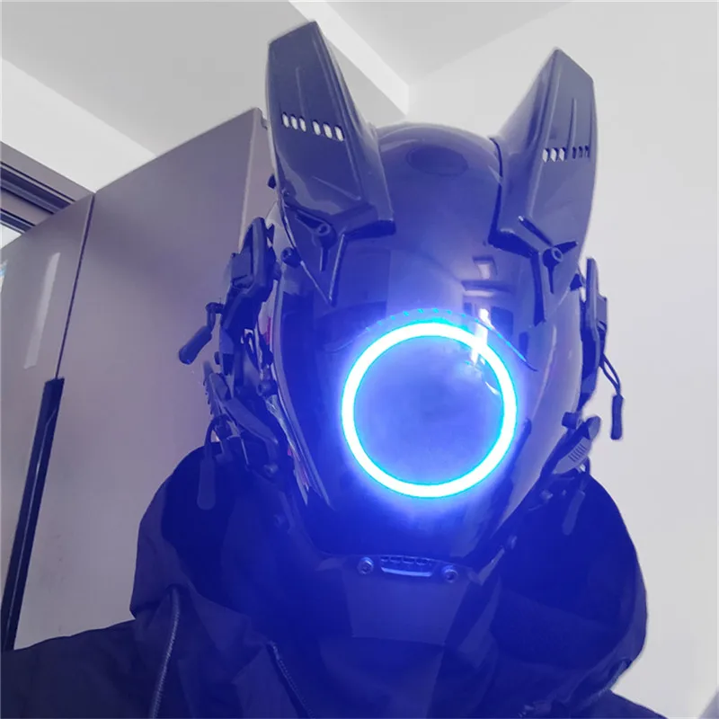 Futuristic LED Light Mask Advanced Cosplay Government Issued Joe The ...