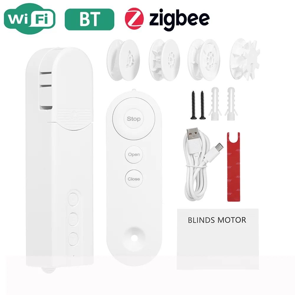 Motorized Blinds Drive Motor BT/ZIGBEE/WIFI Control Curtain Controller ...