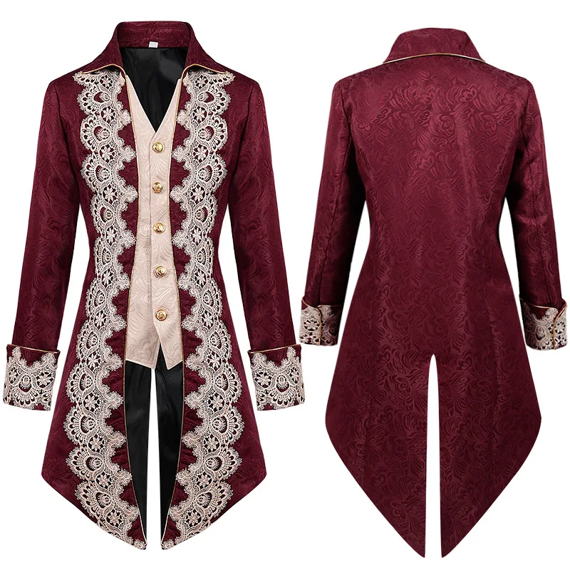 Victorian-Nobleman-Jacket-Medieval-Cosplay-Pirate-Tuexdo-Men ...