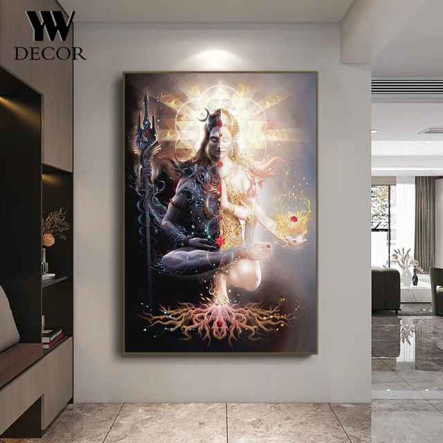 Lord Shiva Abstract Paintings