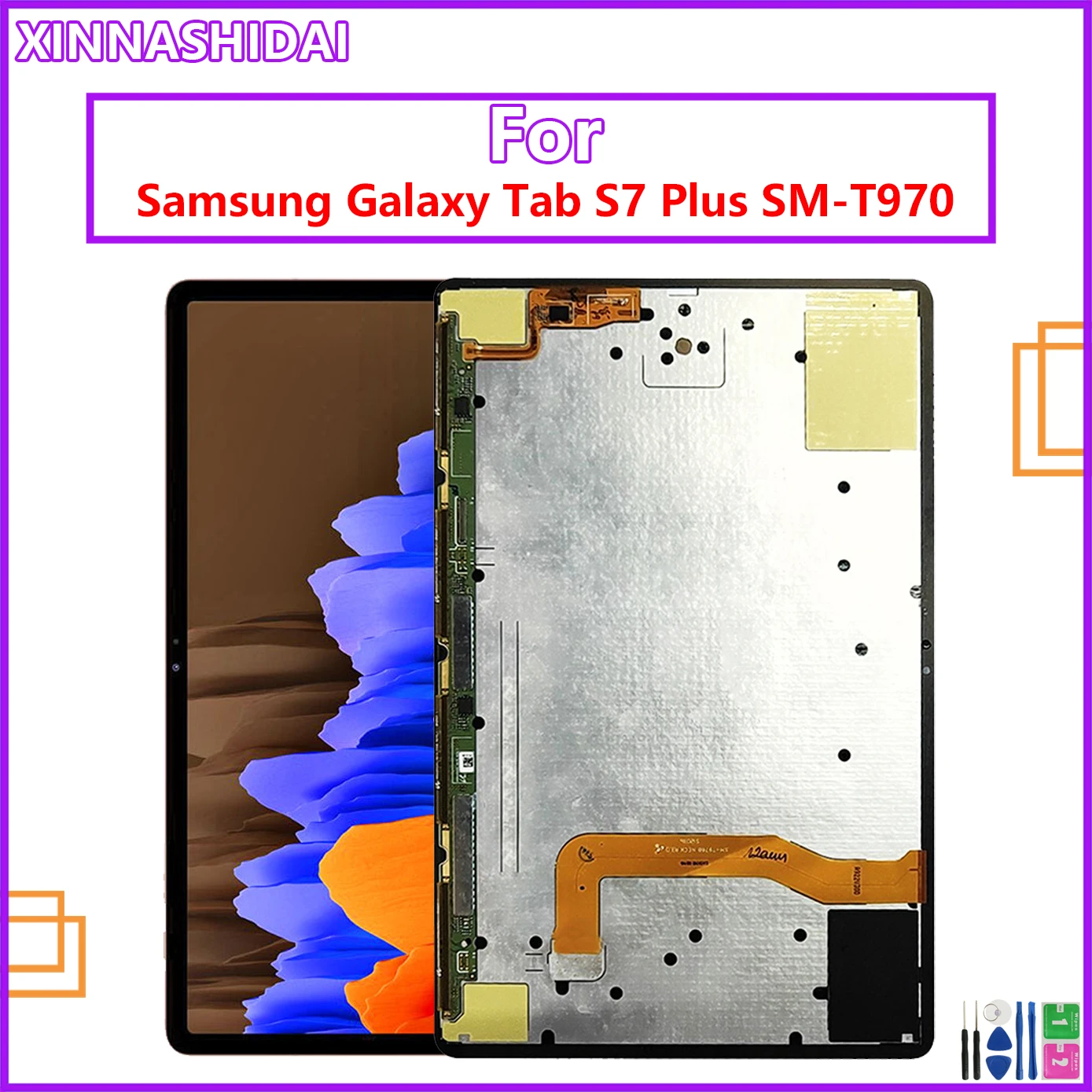 12.4'' Lcd Display High Quality For Samsung Galaxy Tab S7 Plus Sm-t970 ...