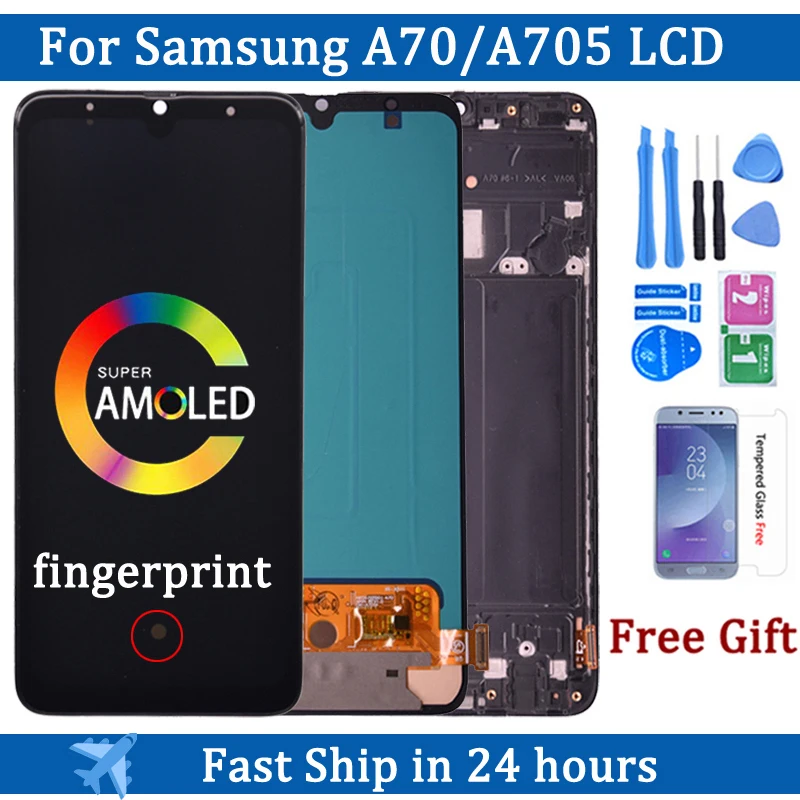 OLED-For-Samsung-A70-LCD-Display-With-Touch-Screen-Digitizer-Assembly ...