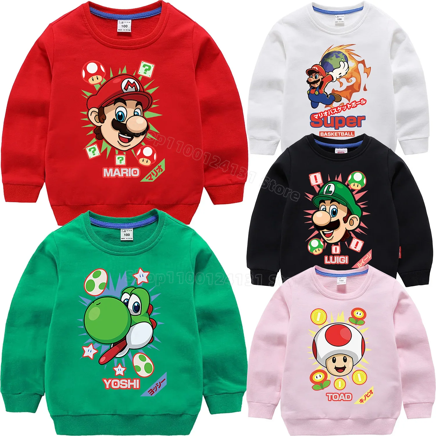 Mario-Sweatshirt-Kids-Hoodies-for-Boy-Girl-Cotton-Y2k-Baby-Clothing ...