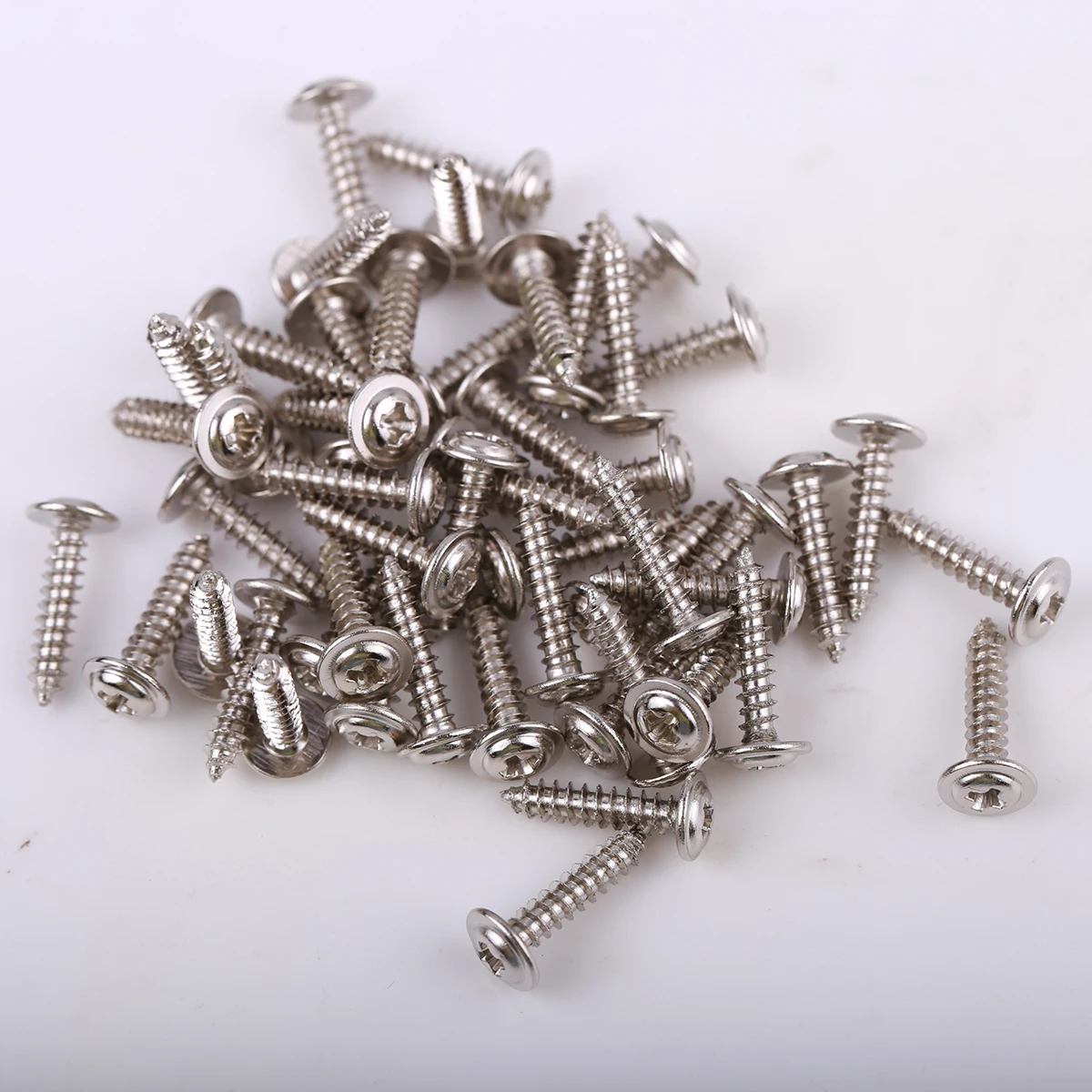 50pcs 100pcs servo screws M2.5 mm x 12mm Cross self-tapping w/ washer ...