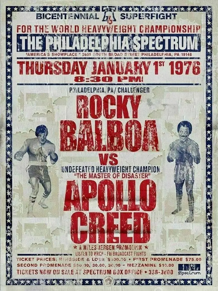Rocky Vs Apollo Poster