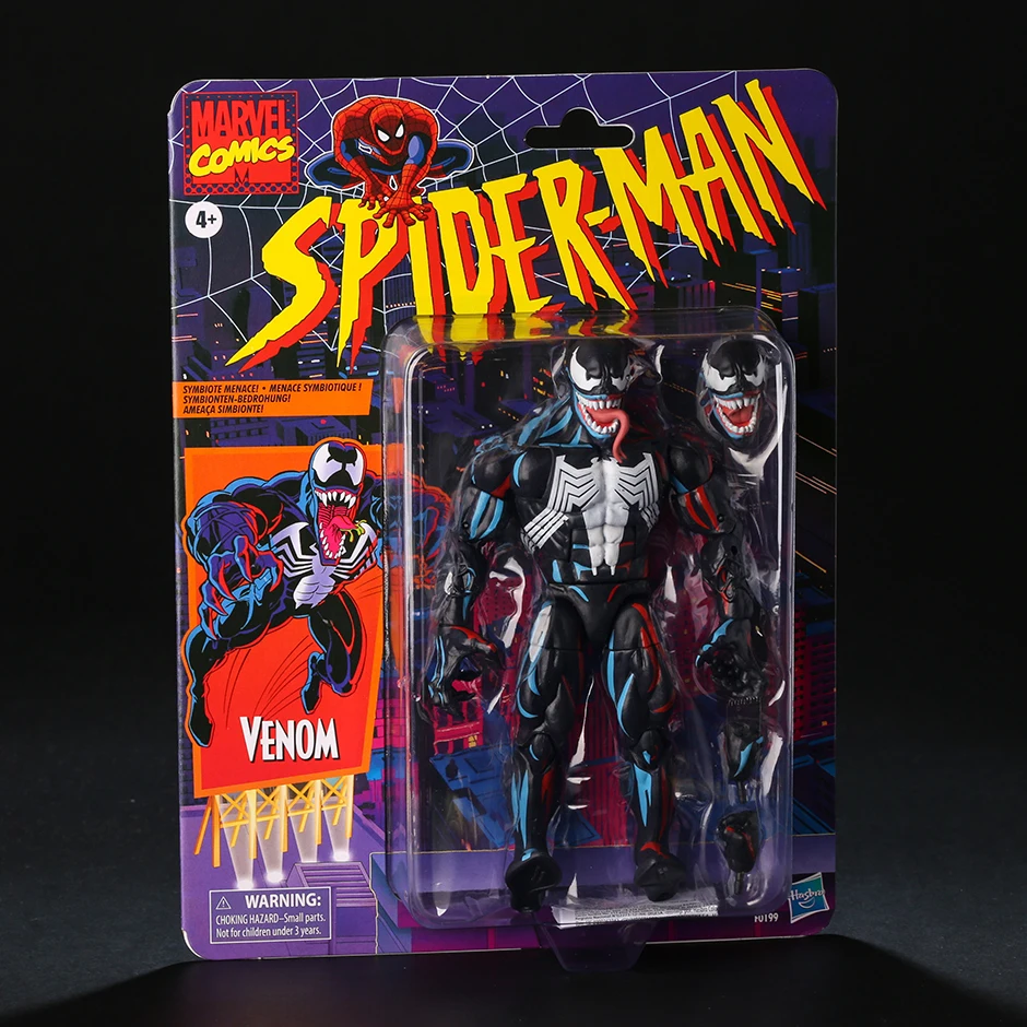 Marvel-Legends-Venom-Retro-Animated-Action-Figure-Model-Toy-For ...