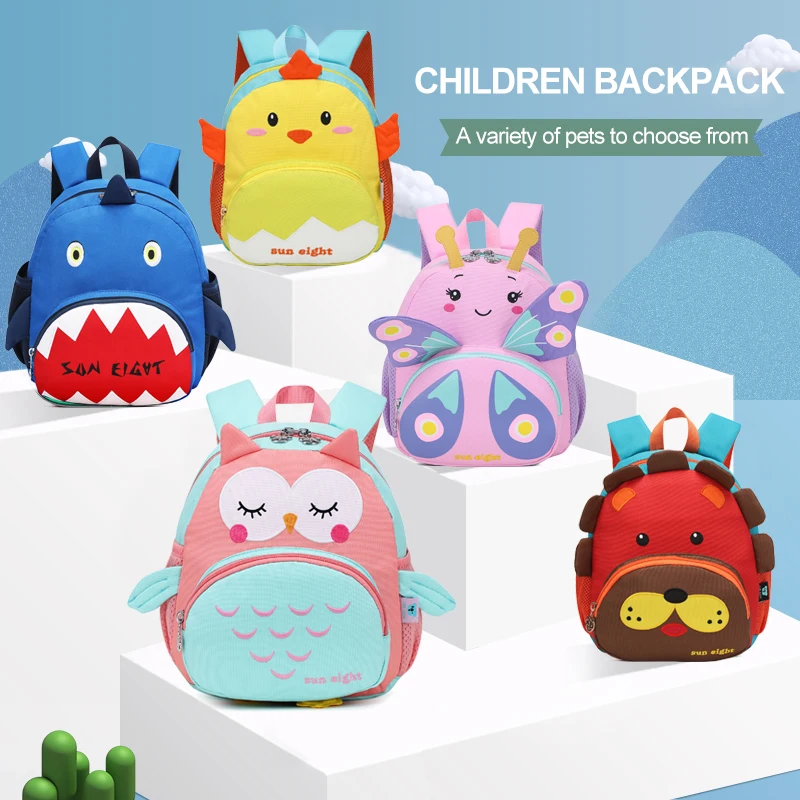 SUN-EIGHT-Toddler-Backpack-for-Girls-Kids-Backpack-Cute-3D-Cartoon ...