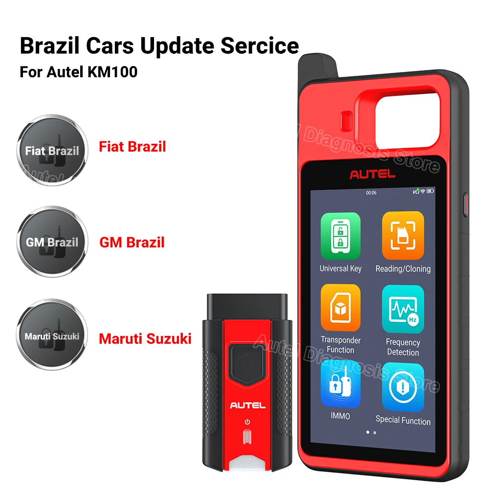 Autel Maxiim Km100 Km100x Brazil Cars Software Upgrade Service For Fiat ...