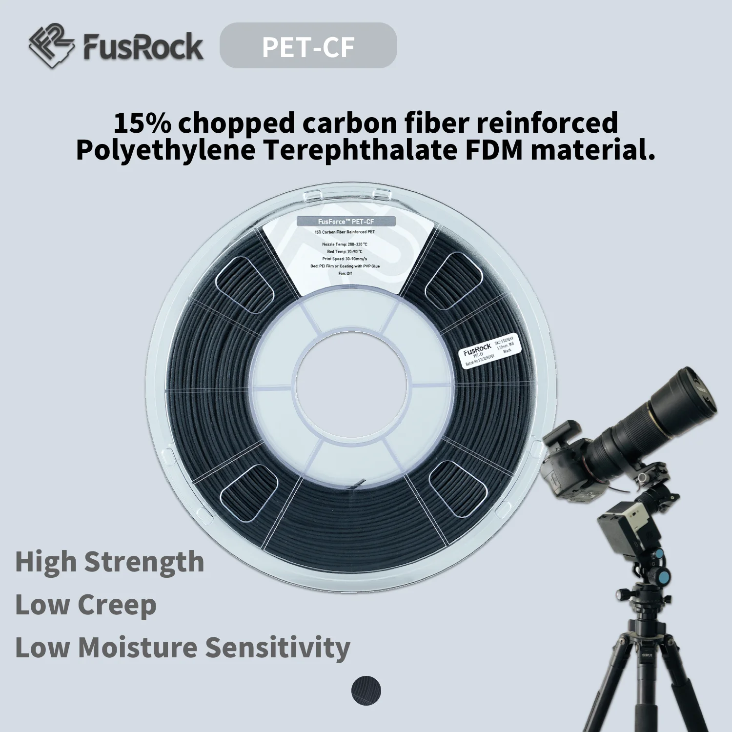 FUSROCK-PET-CF-carbon-fiber-reinforced-3D-printing-Filaments-15-chopped-carbon-fiber-reinforced ...