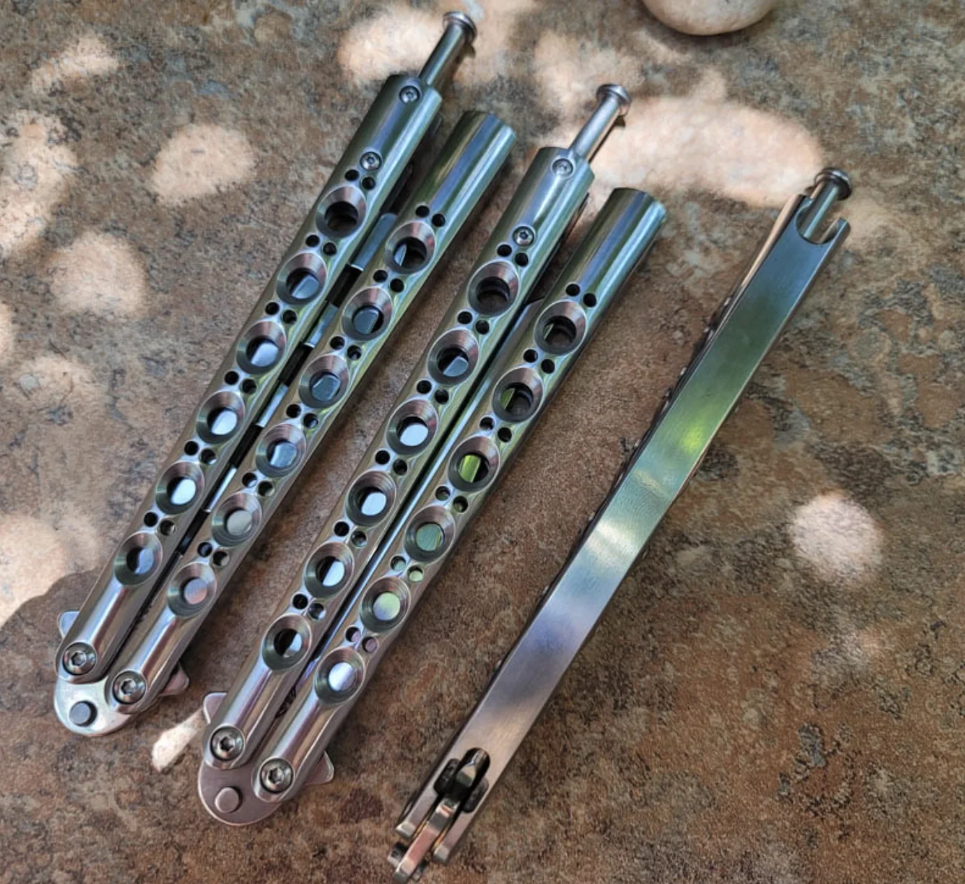 THEONE BM42 BM43 BM40 Balisong Trainer New Version Mirror Models 440C ...