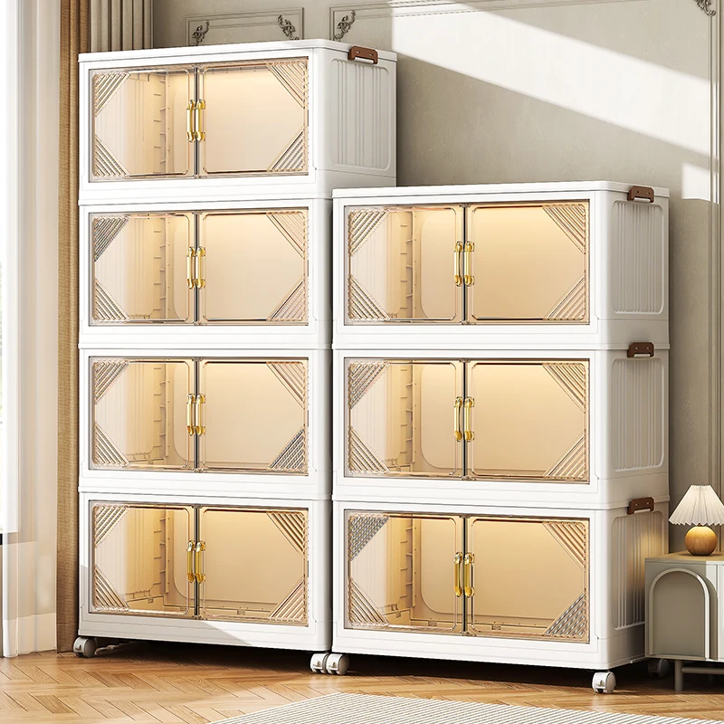 Multifunctional Large Folding Wardrobe Folding Storage Box Living Room ...