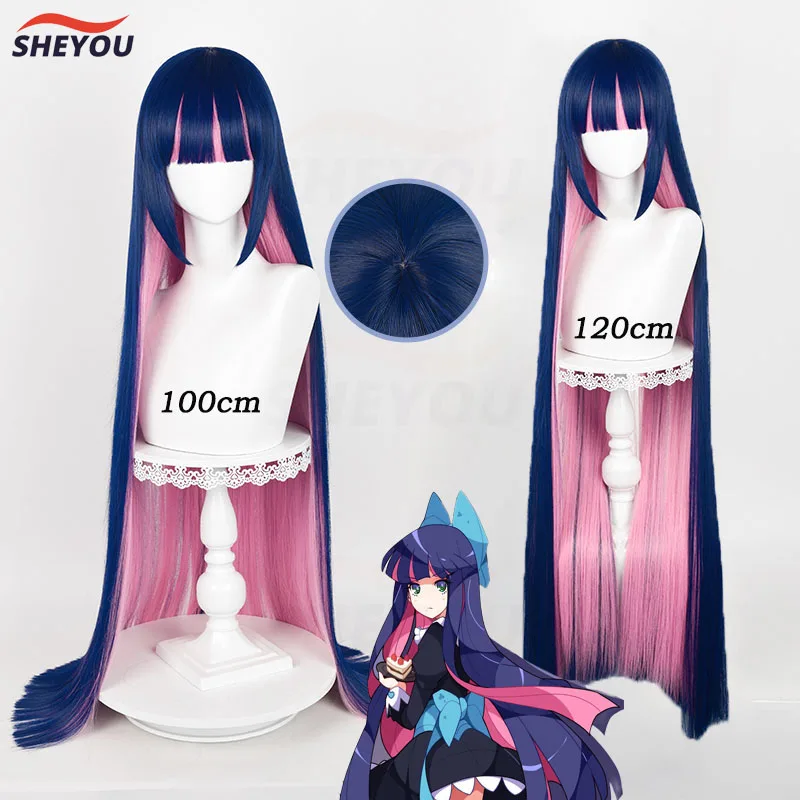 Stocking-Anarchy-Cosplay-Wig-Anime-Panty-Stocking-with-Garterbelt-100cm ...
