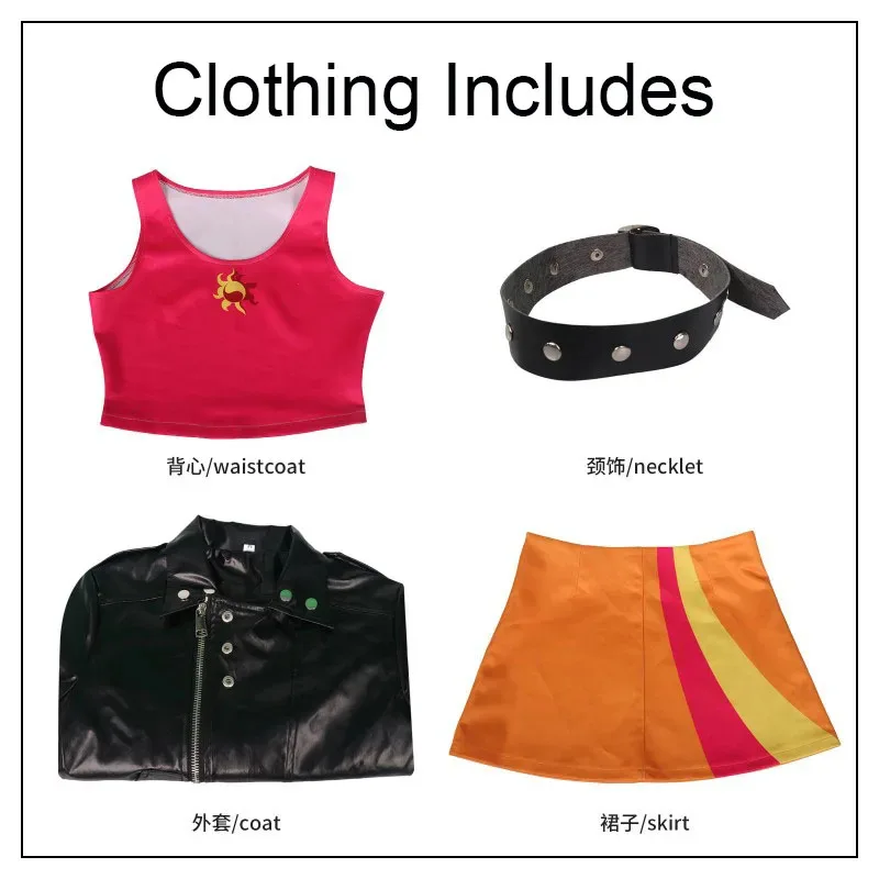 zizi 2025 Sunset Shimmer Cosplay Costume Anime Equestria Girls Wigs ...